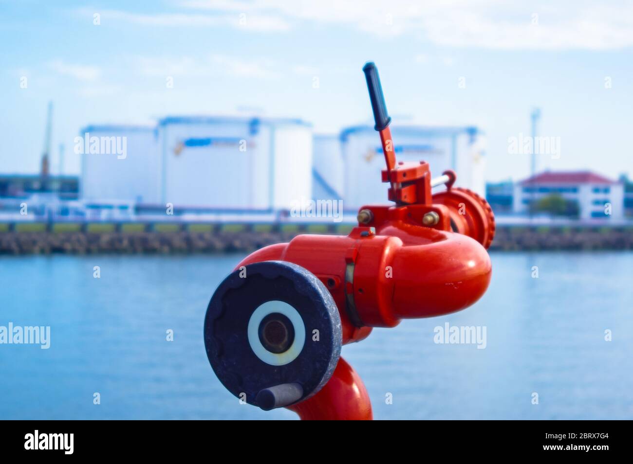 Crude Oil Terminal. Oil terminal is industrial facility for storage of ...