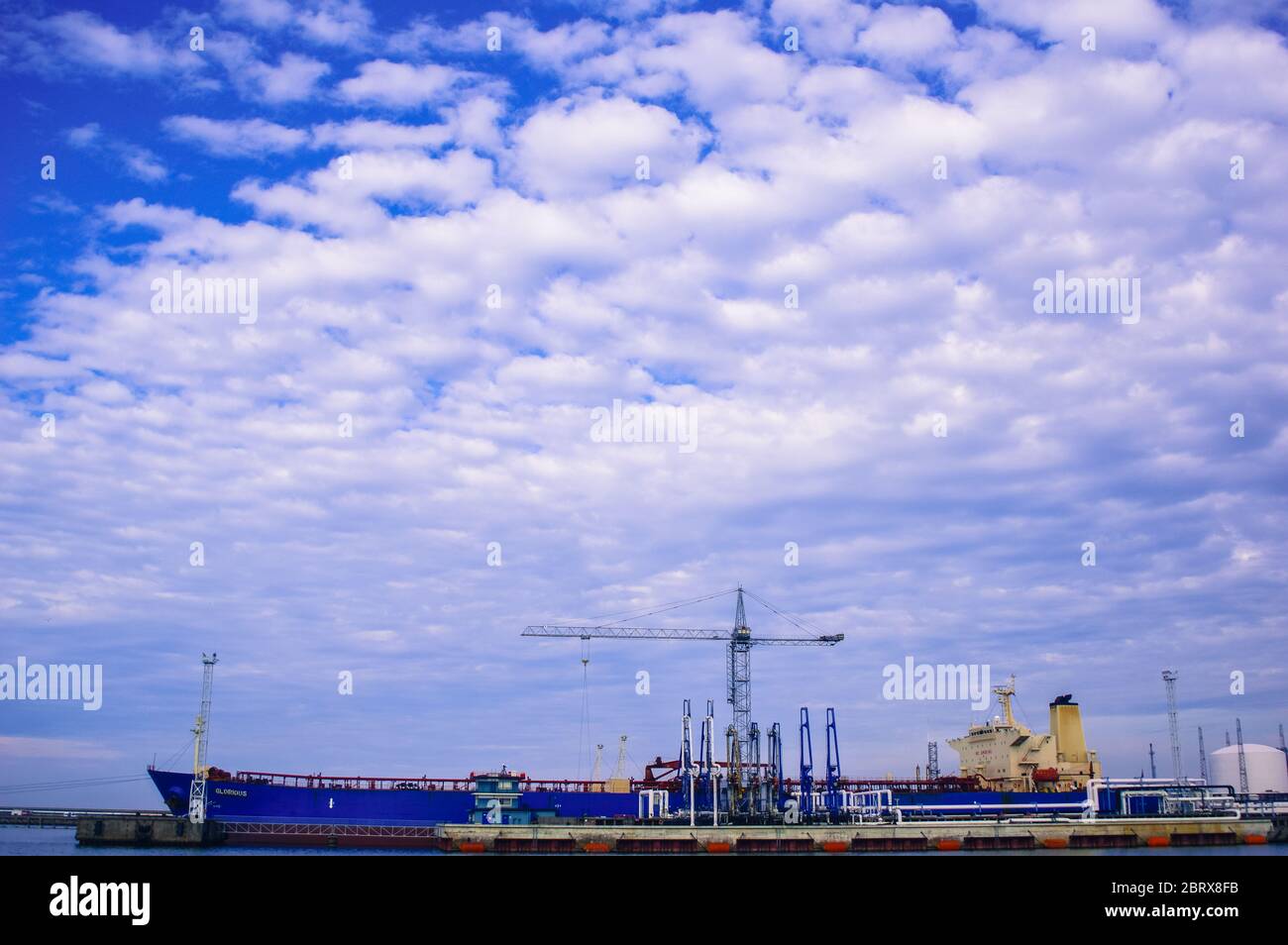 Crude Oil Terminal. Oil terminal is industrial facility for storage of ...
