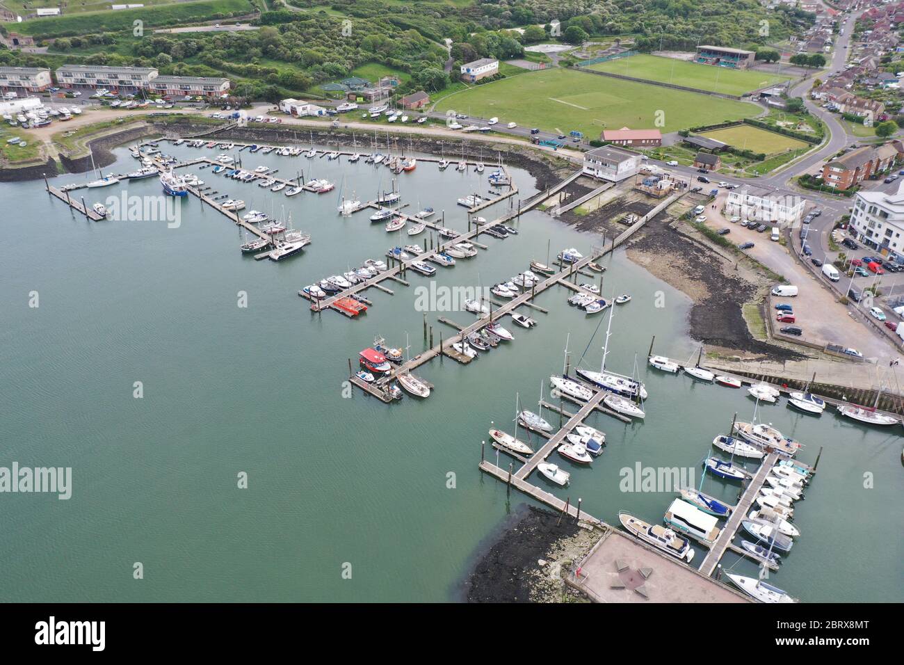 Aerial/Drone views of Newhaven Port Stock Photo - Alamy