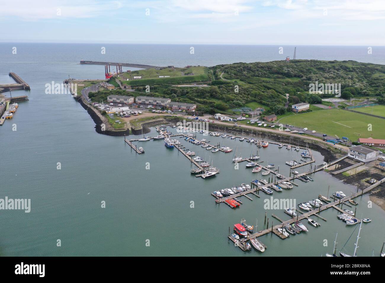 Aerial/Drone views of Newhaven Port Stock Photo - Alamy
