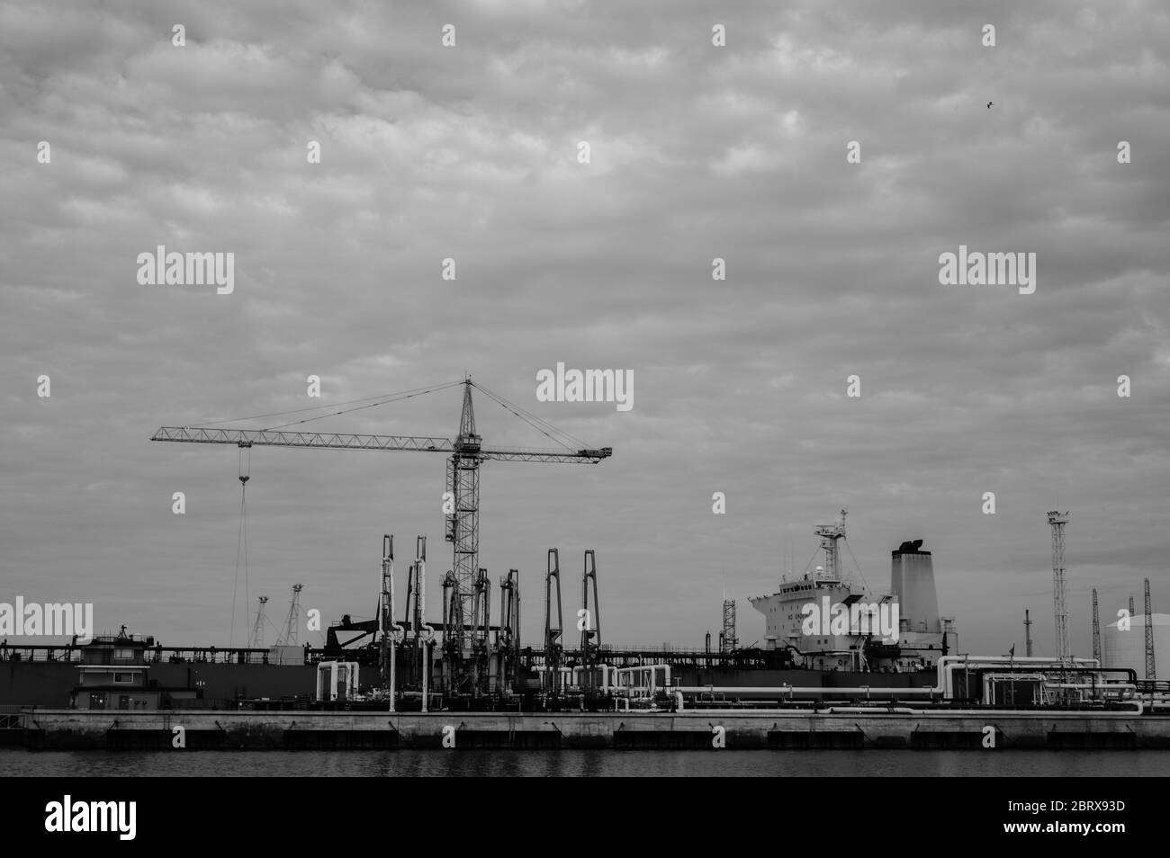 Crude Oil Terminal. Oil terminal is industrial facility for storage of ...