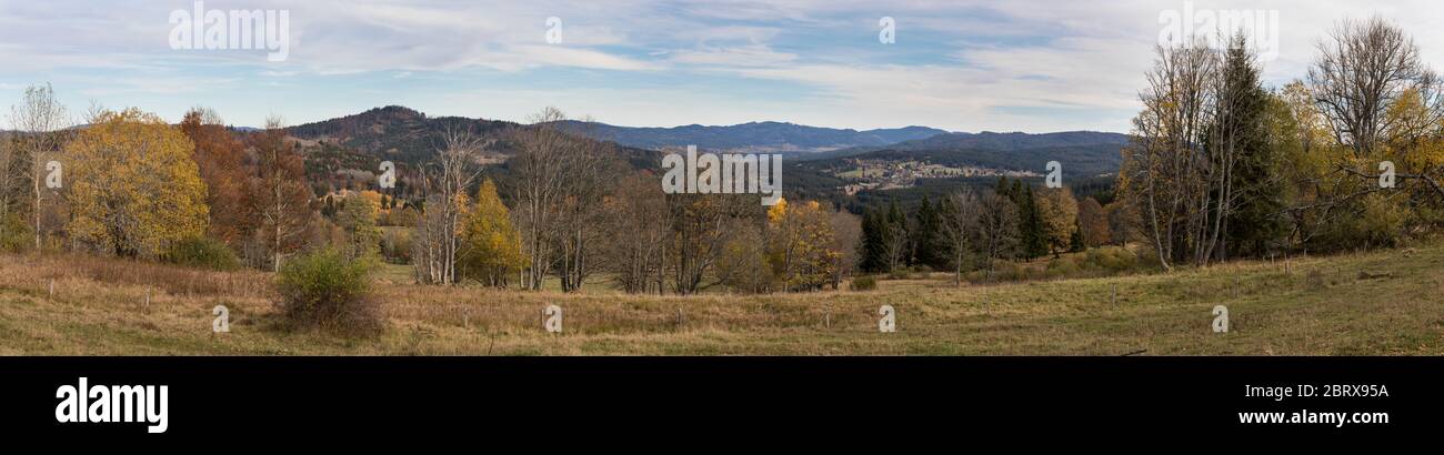 Landschaft im Boehmerwald Stock Photo - Alamy