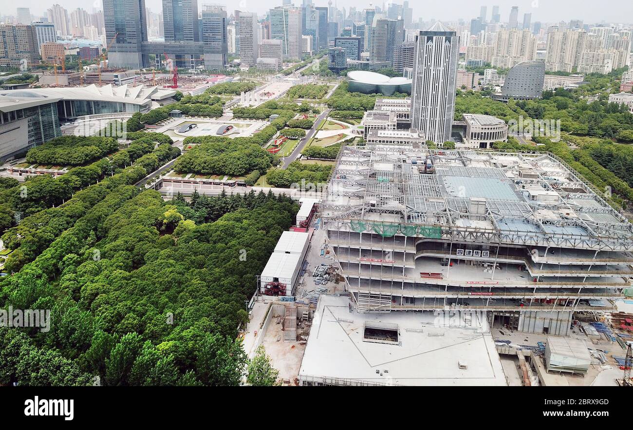 (200522) -- SHANGHAI, May 22, 2020 (Xinhua) -- Aerial photo taken on ...