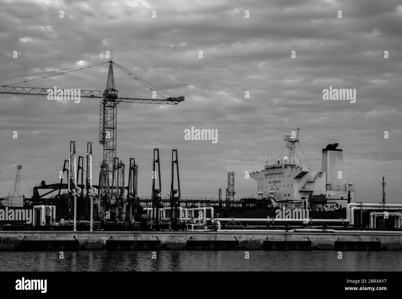Crude Oil Terminal. Oil terminal is industrial facility for storage of ...