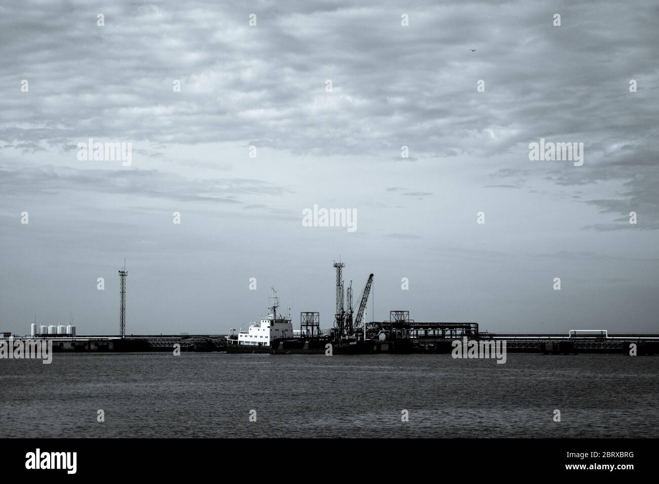 Crude Oil Terminal. Oil terminal is industrial facility for storage of ...