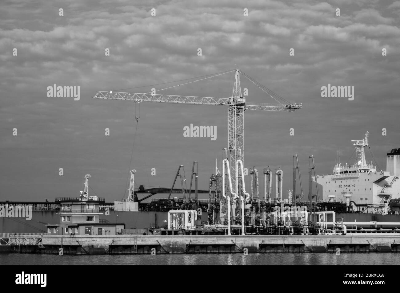 Crude Oil Terminal. Oil terminal is industrial facility for storage of ...