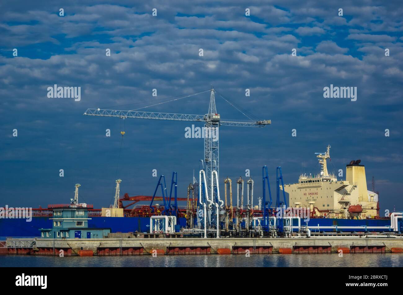 Crude Oil Terminal. Oil terminal is industrial facility for storage of ...