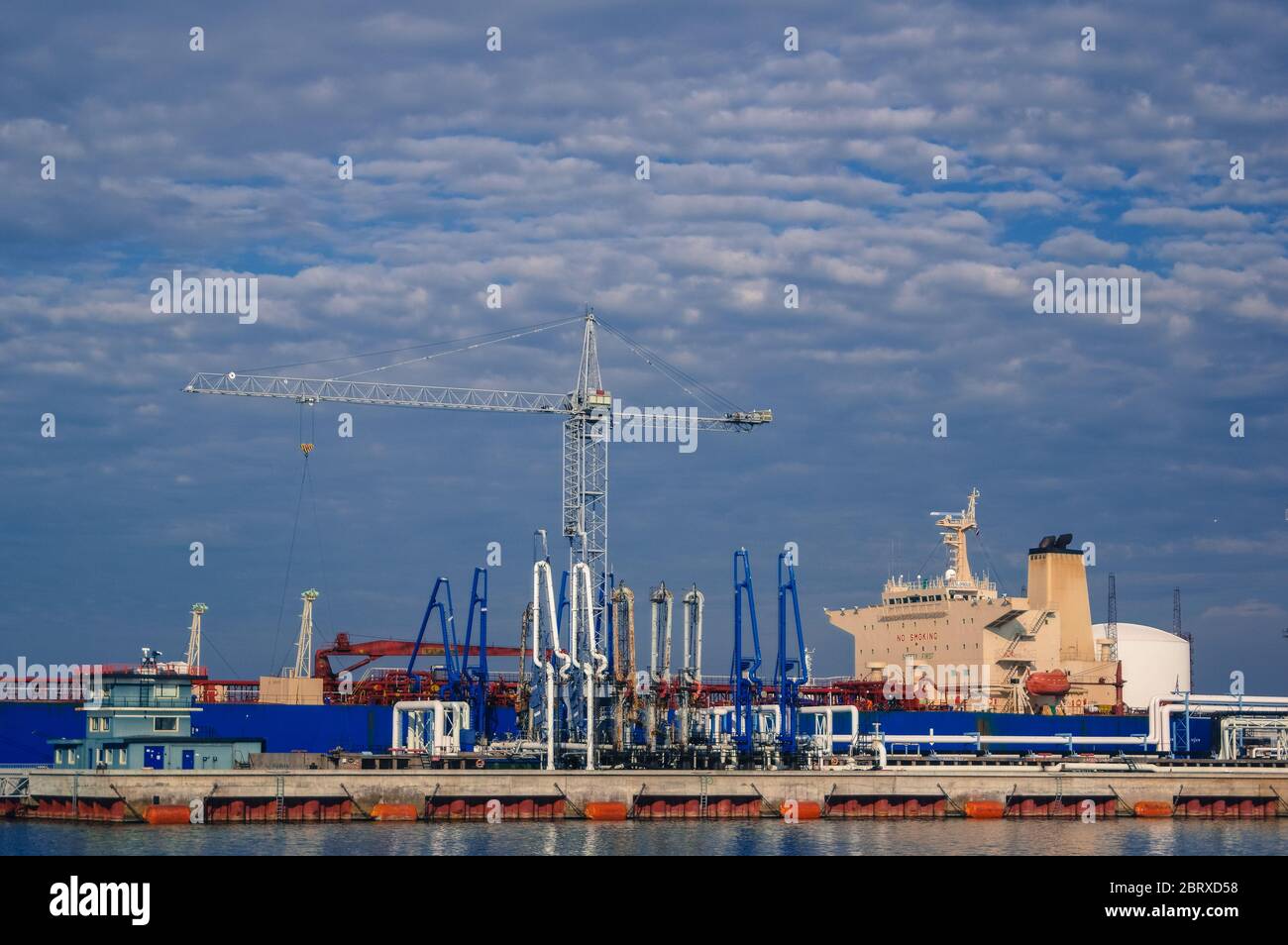 Crude Oil Terminal. Oil terminal is industrial facility for storage of ...