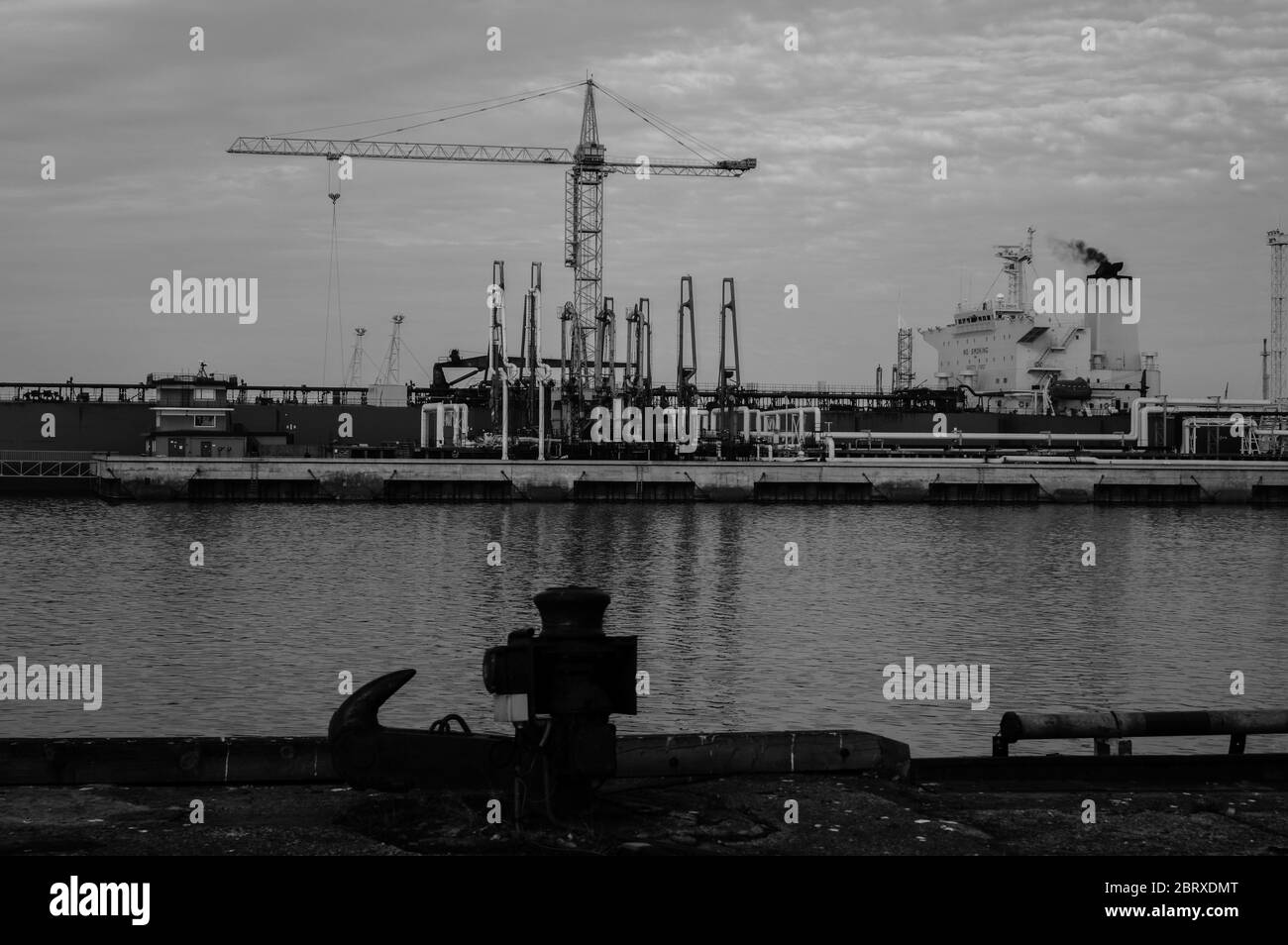 Crude Oil Terminal. Oil terminal is industrial facility for storage of ...