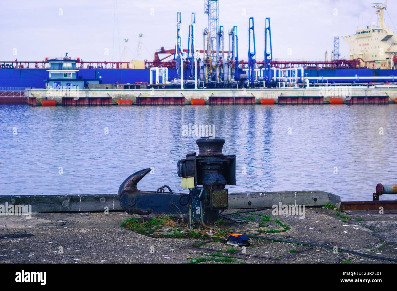 Crude Oil Terminal. Oil terminal is industrial facility for storage of ...