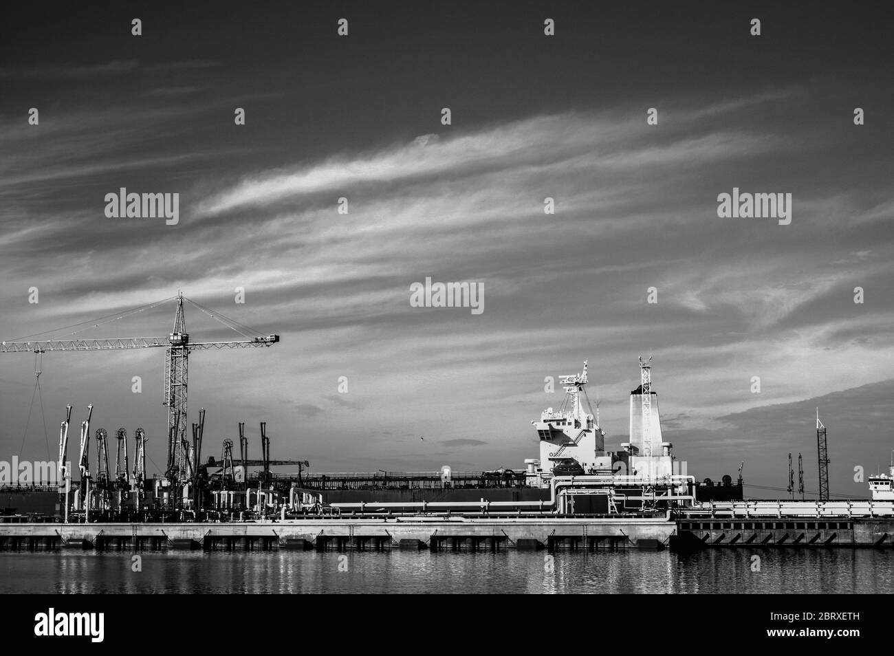 Crude Oil Terminal. Oil terminal is industrial facility for storage of ...