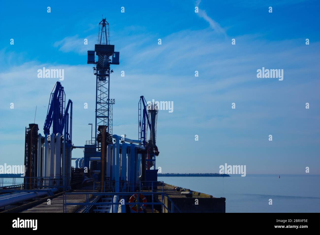 Crude Oil Terminal. Oil terminal is industrial facility for storage of ...