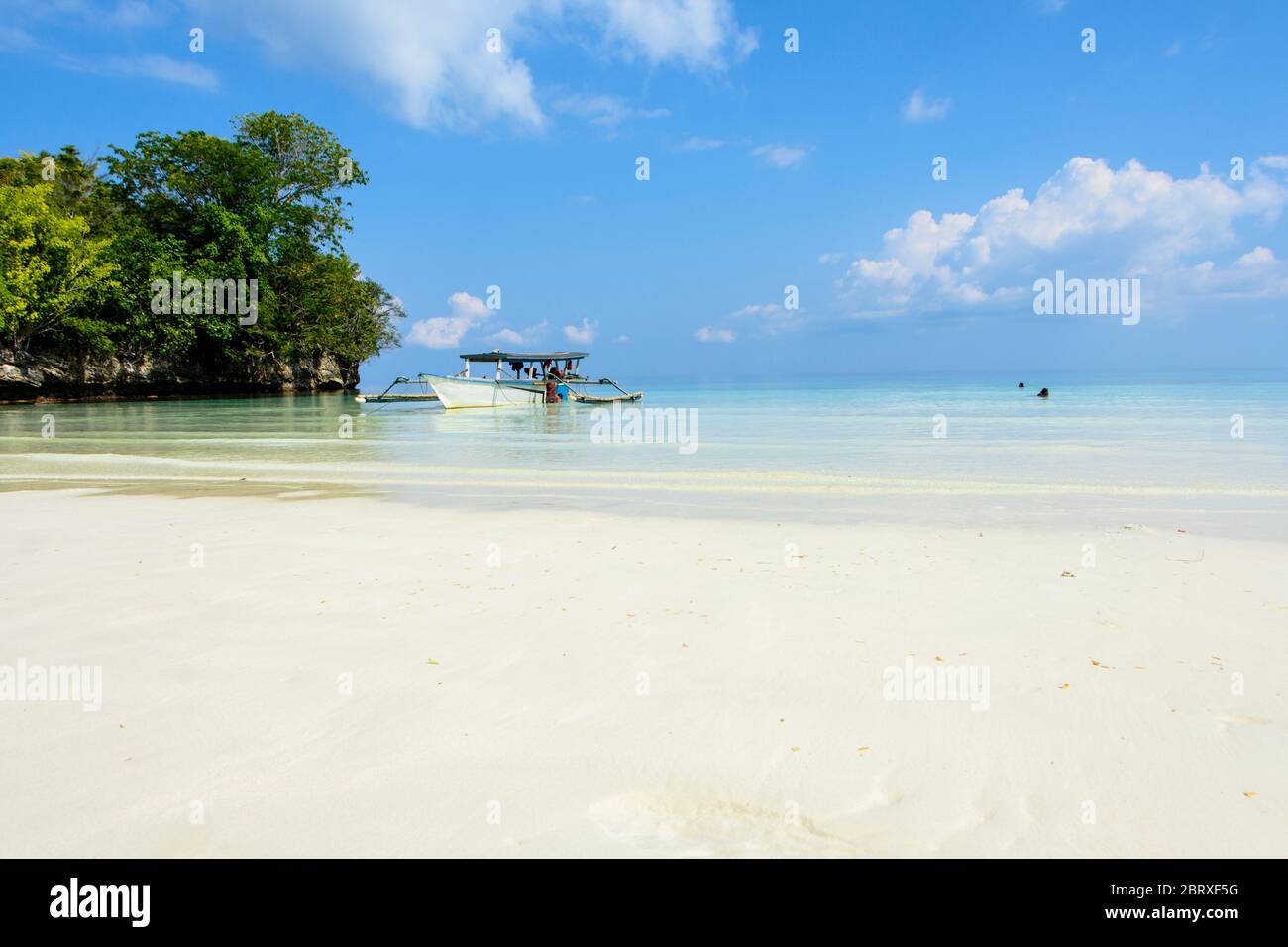 Togean islands, Sulawesi, Indonesia. Beach on the island Malenge Stock ...