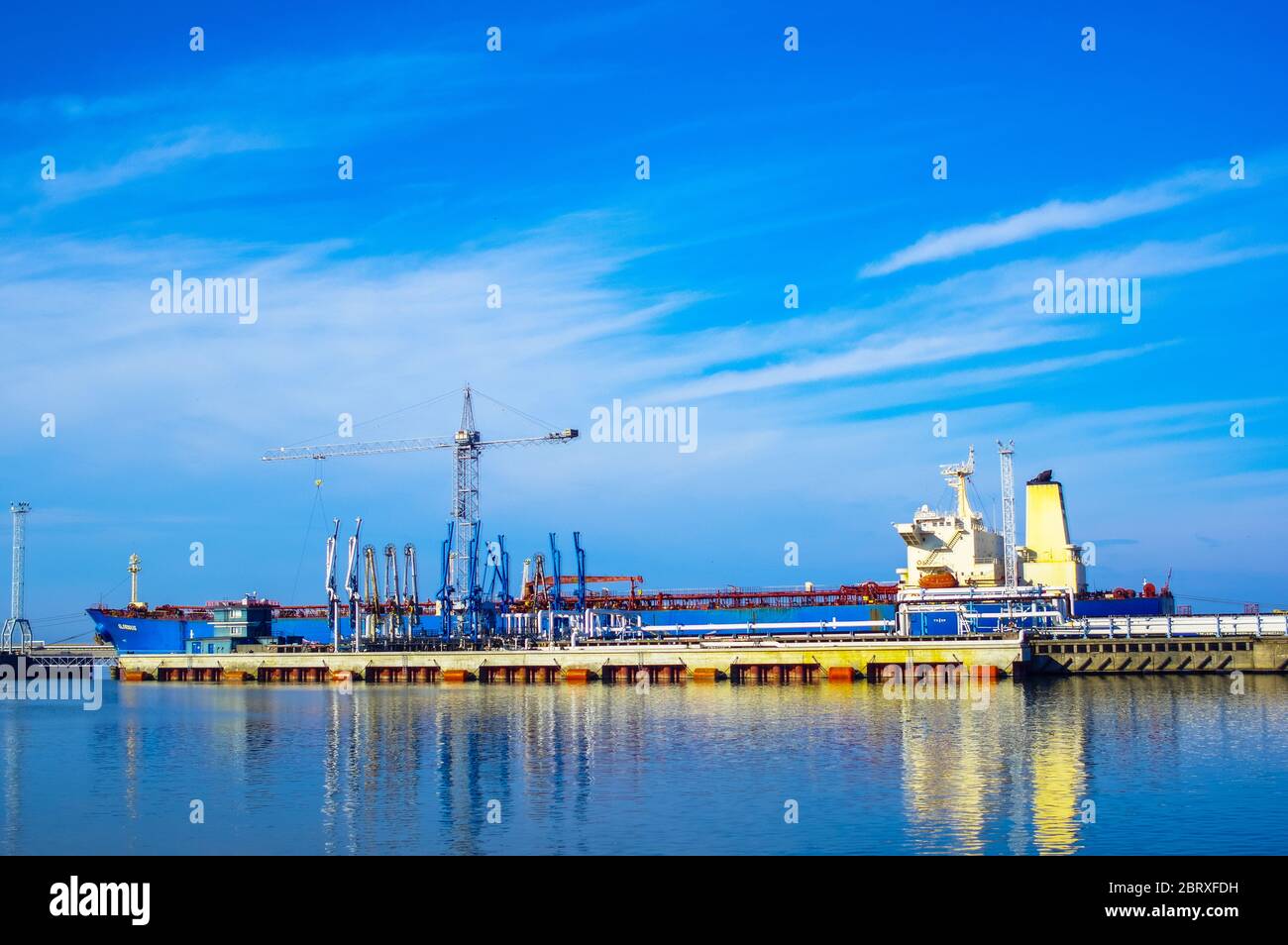 Crude Oil Terminal. Oil terminal is industrial facility for storage of ...