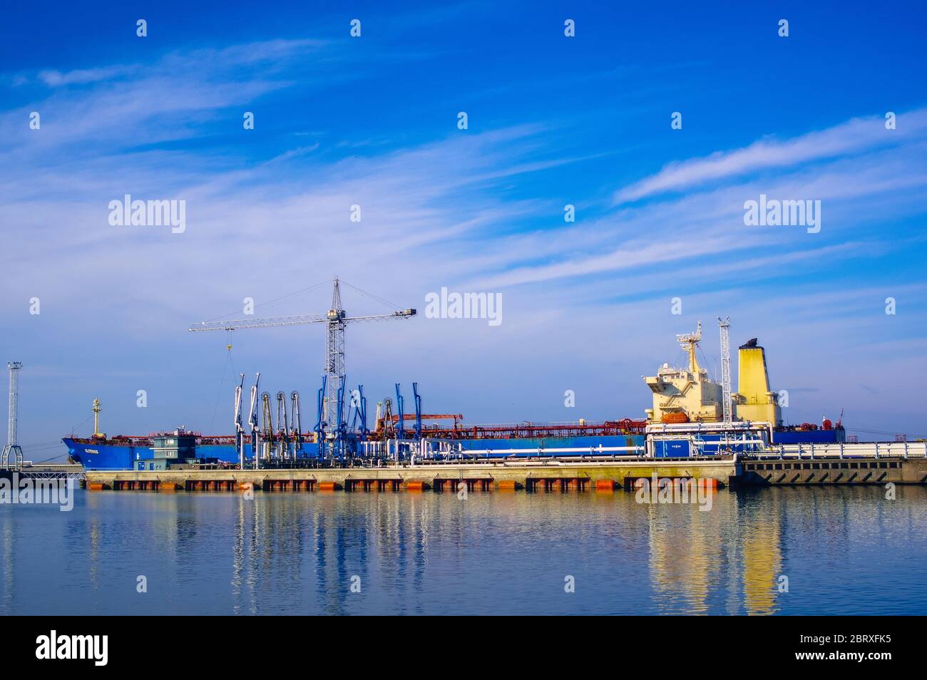 Crude Oil Terminal. Oil terminal is industrial facility for storage of ...