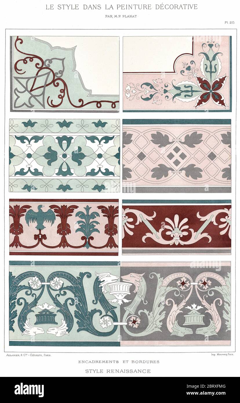 Renaissance Style: Stained glass windows, from Style in Decorative ...