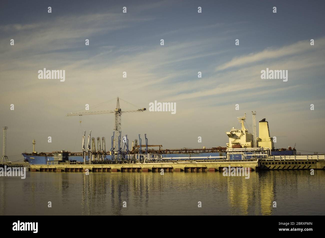 Crude Oil Terminal. Oil terminal is industrial facility for storage of ...