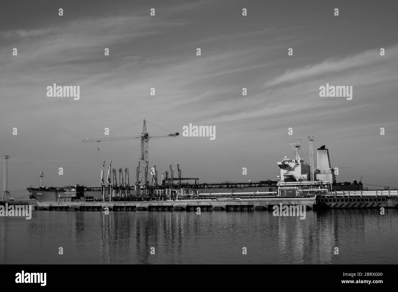 Crude Oil Terminal. Oil terminal is industrial facility for storage of ...