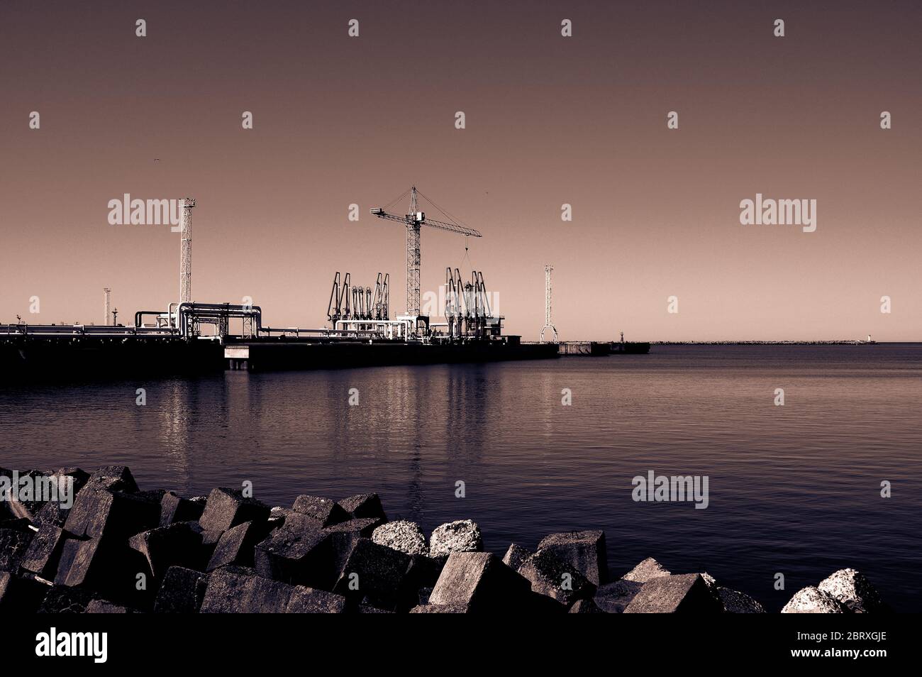 Crude Oil Terminal. Oil terminal is industrial facility for storage of ...