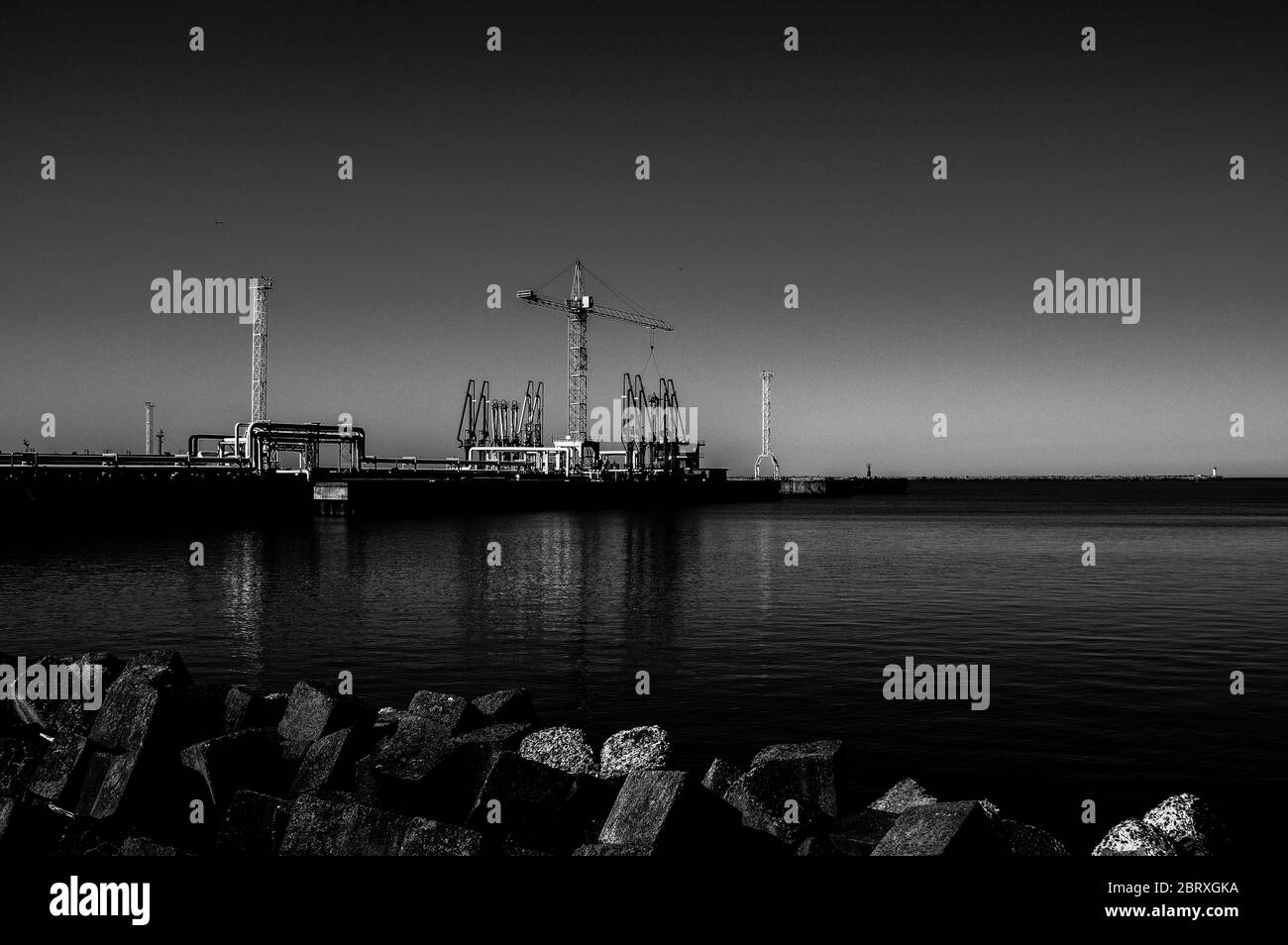 Crude Oil Terminal. Oil terminal is industrial facility for storage of ...