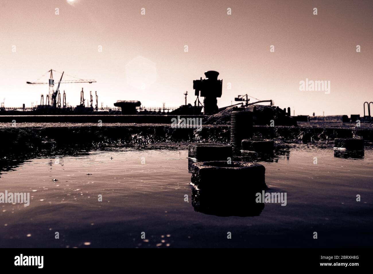 Crude Oil Terminal. Oil terminal is industrial facility for storage of ...