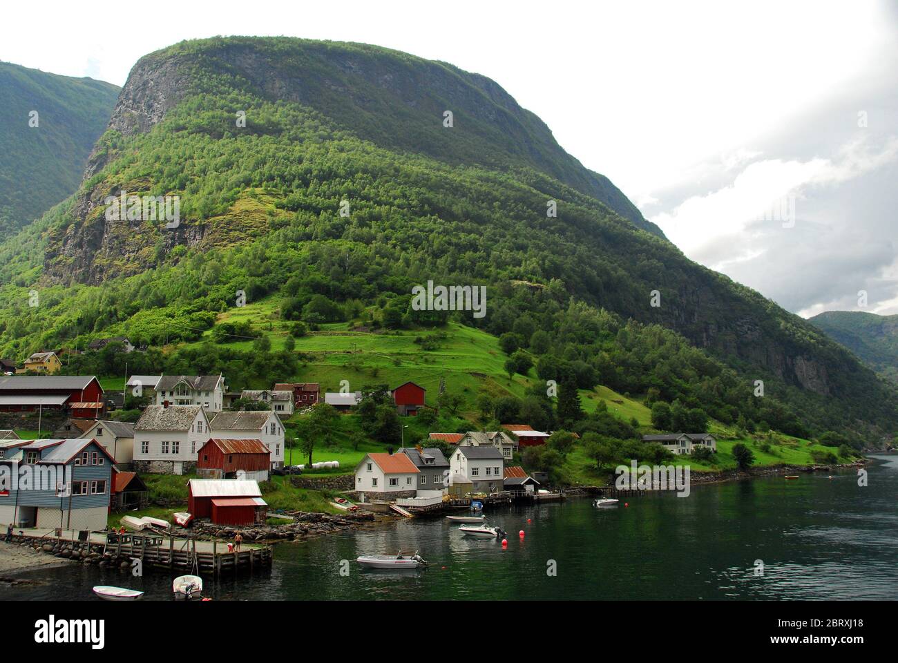 Fjord valley village in norway hi-res stock photography and images - Alamy