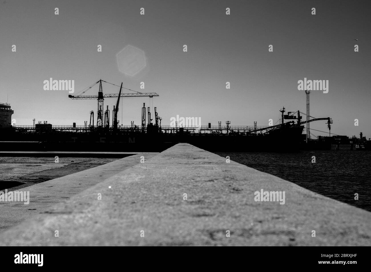 Crude Oil Terminal. Oil terminal is industrial facility for storage of ...