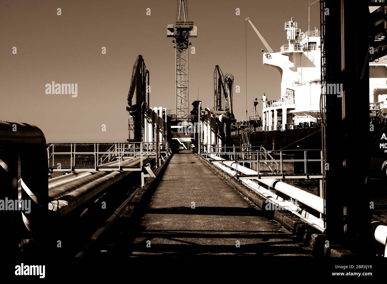 Crude Oil Terminal. Oil terminal is industrial facility for storage of ...