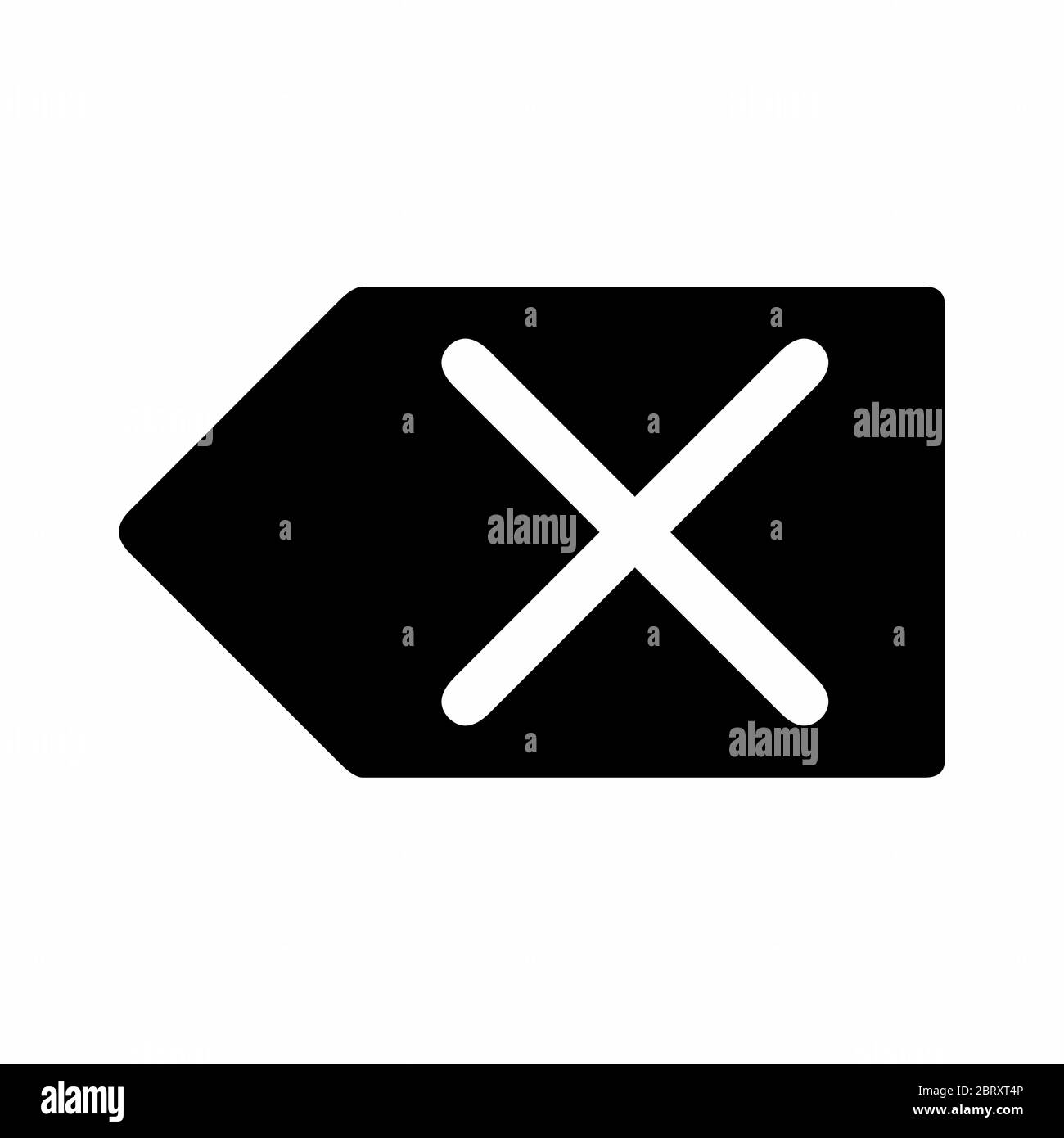 Delete backspace icon Stock Vector Image & Art - Alamy