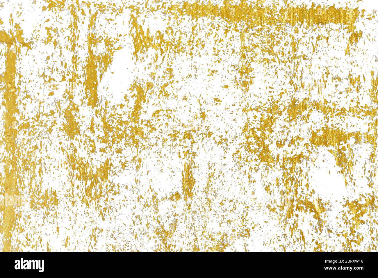 Gold splashes Texture. Brush stroke design element. Grunge golden ...