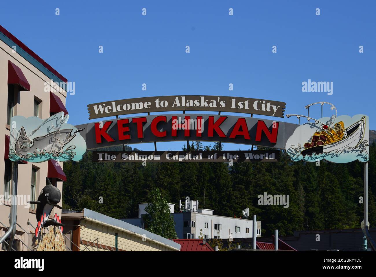 Ketchikan, Alaska, USA, The Salmon Capital of the World. 49th State ...