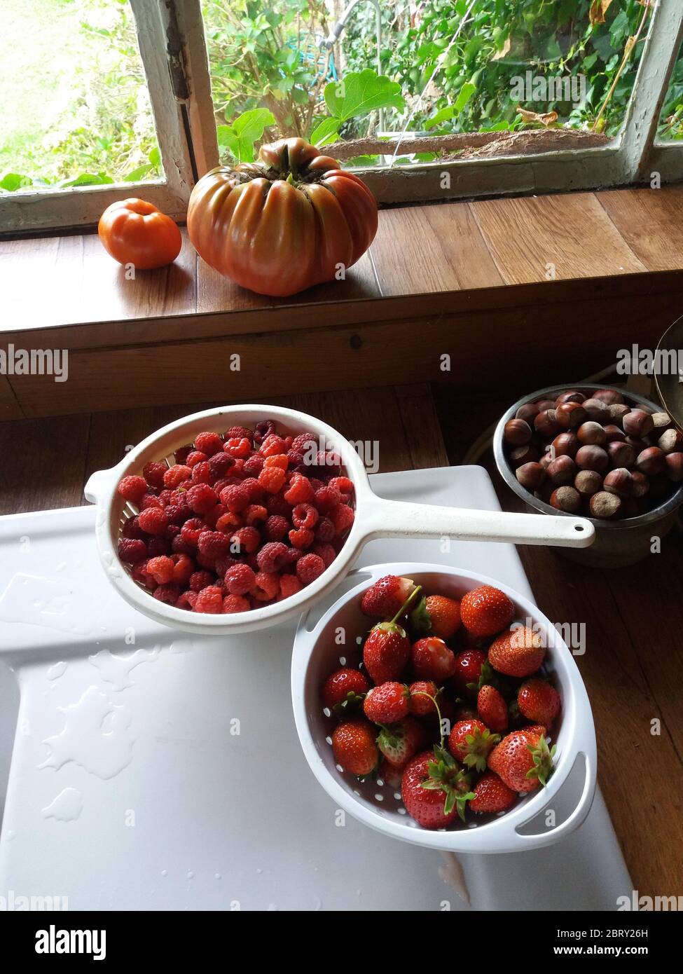 cueillette du jardin Stock Photo - Alamy