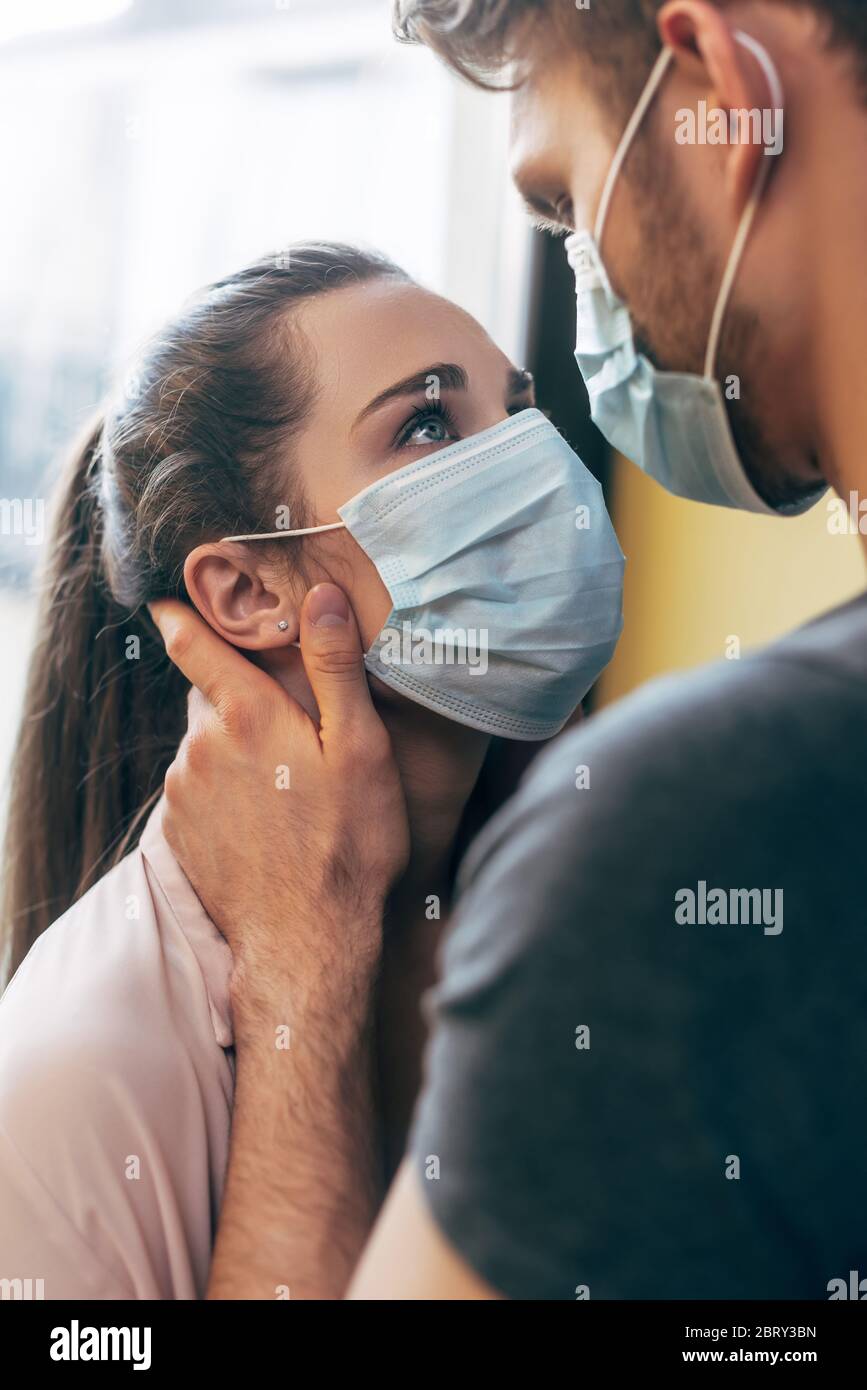 Man touching girl hi-res stock photography and images - Alamy