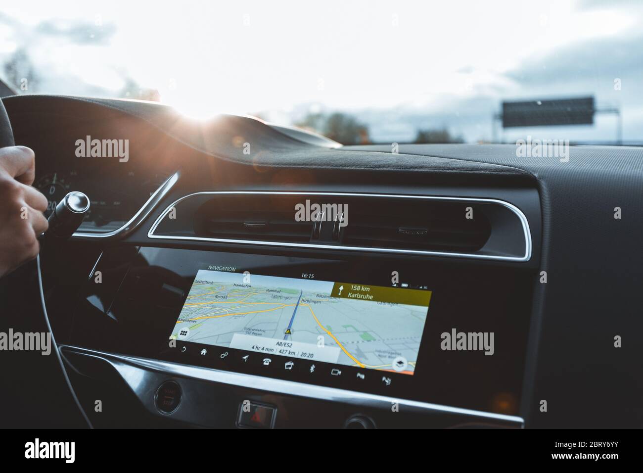 Car center console hi-res stock photography and images - Alamy