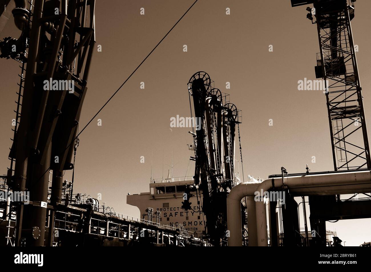 Crude Oil Terminal. Oil terminal is industrial facility for storage of ...