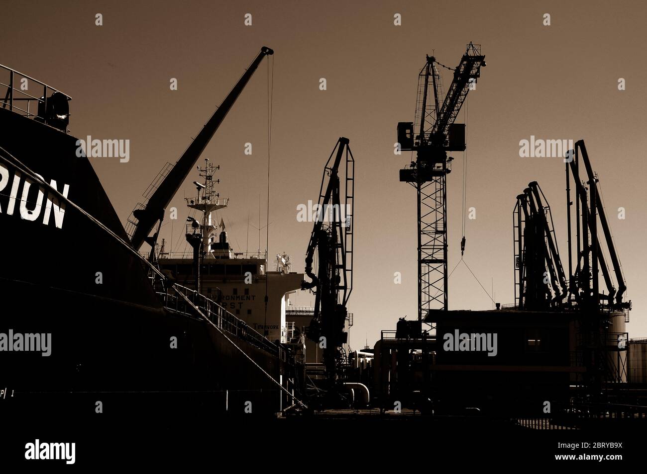 Crude Oil Terminal. Oil terminal is industrial facility for storage of ...