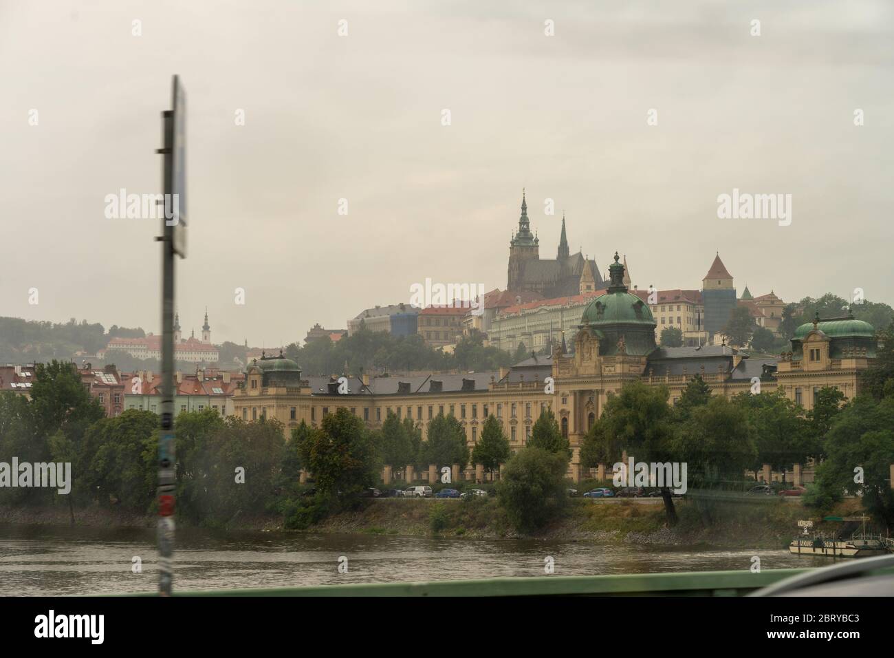 Architecture and cityscape street of Prague in Czech Republic Stock ...