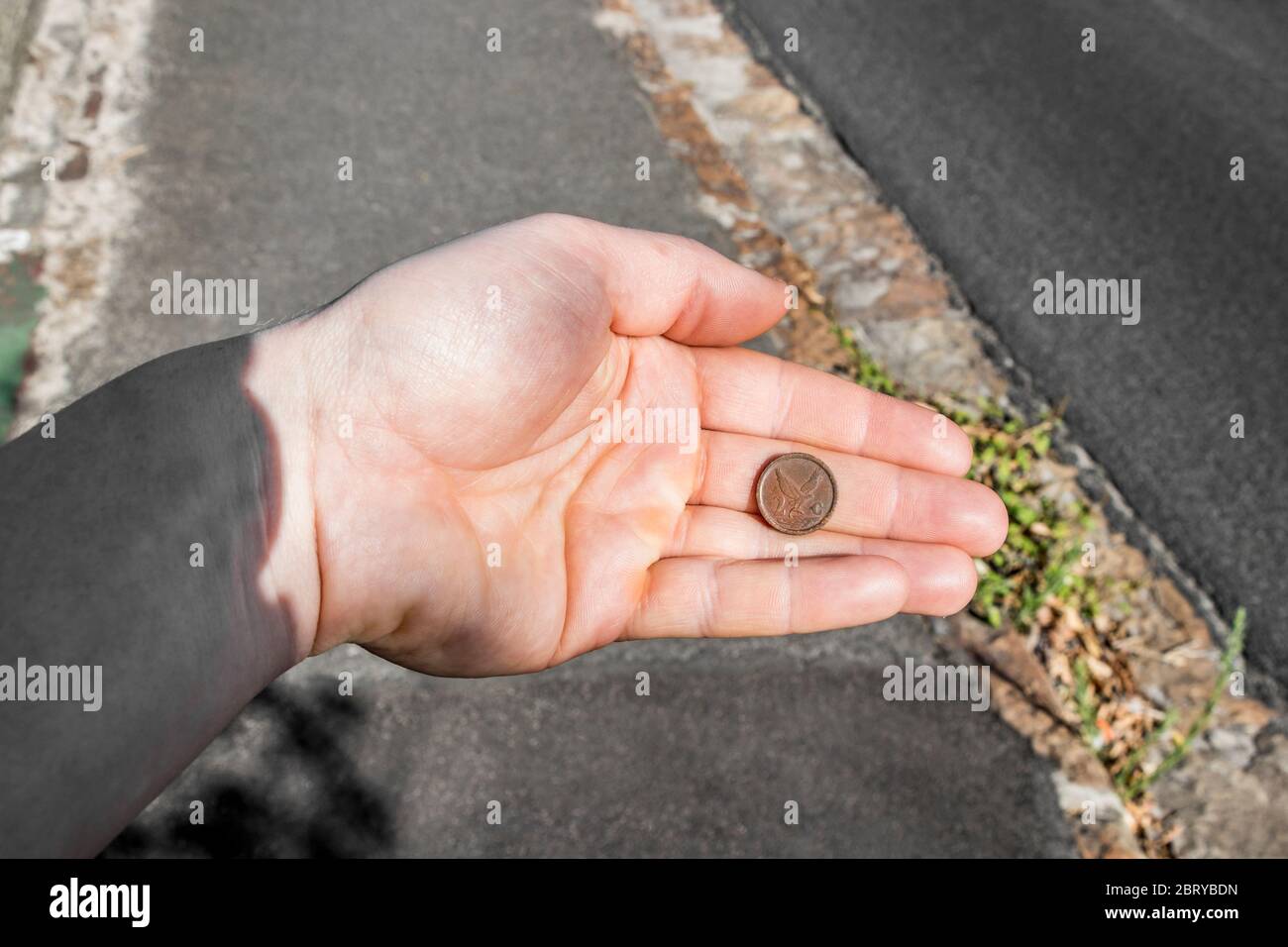 South african one rand coin hi-res stock photography and images - Alamy