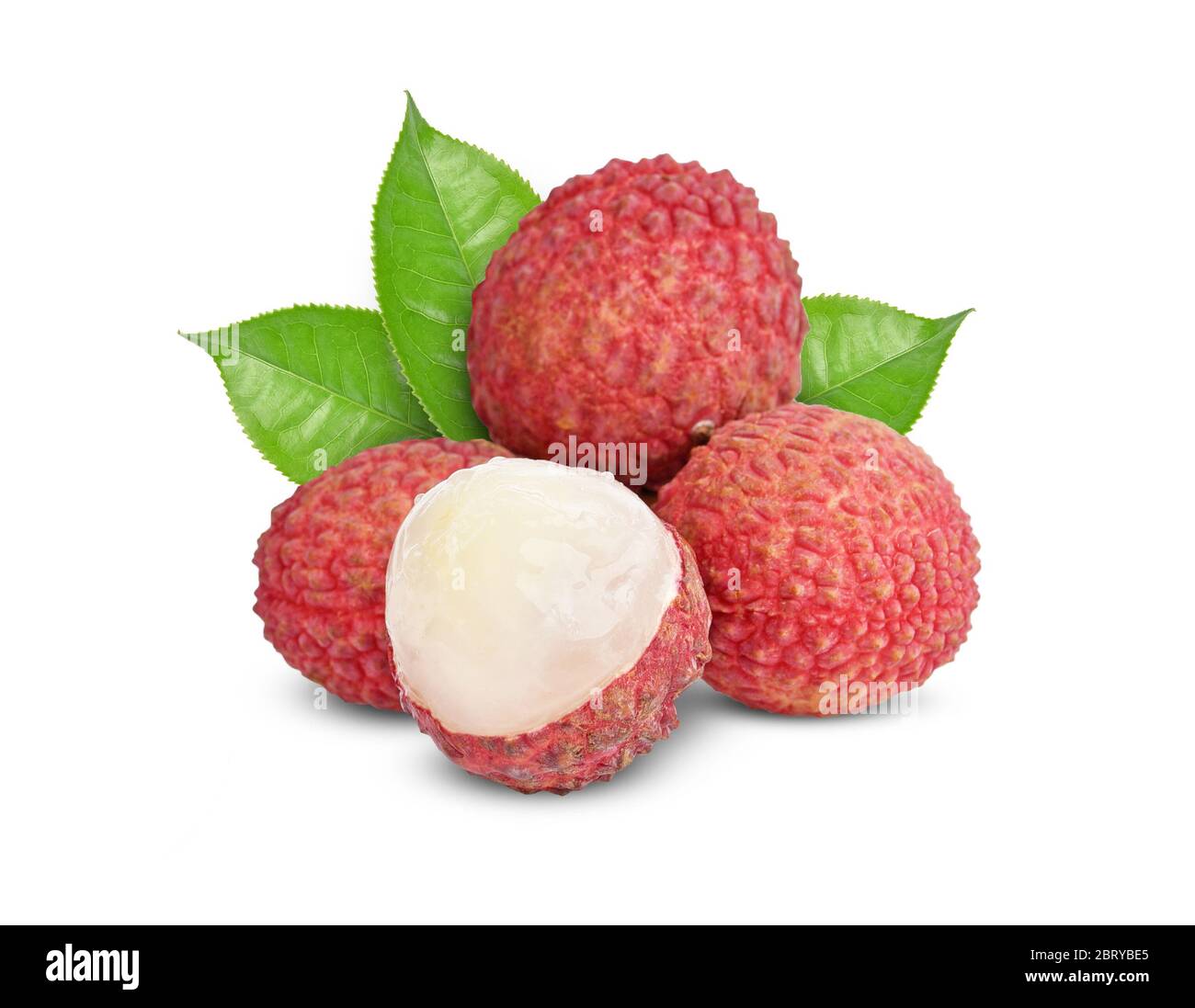 lychee isolated on white background Stock Photo - Alamy
