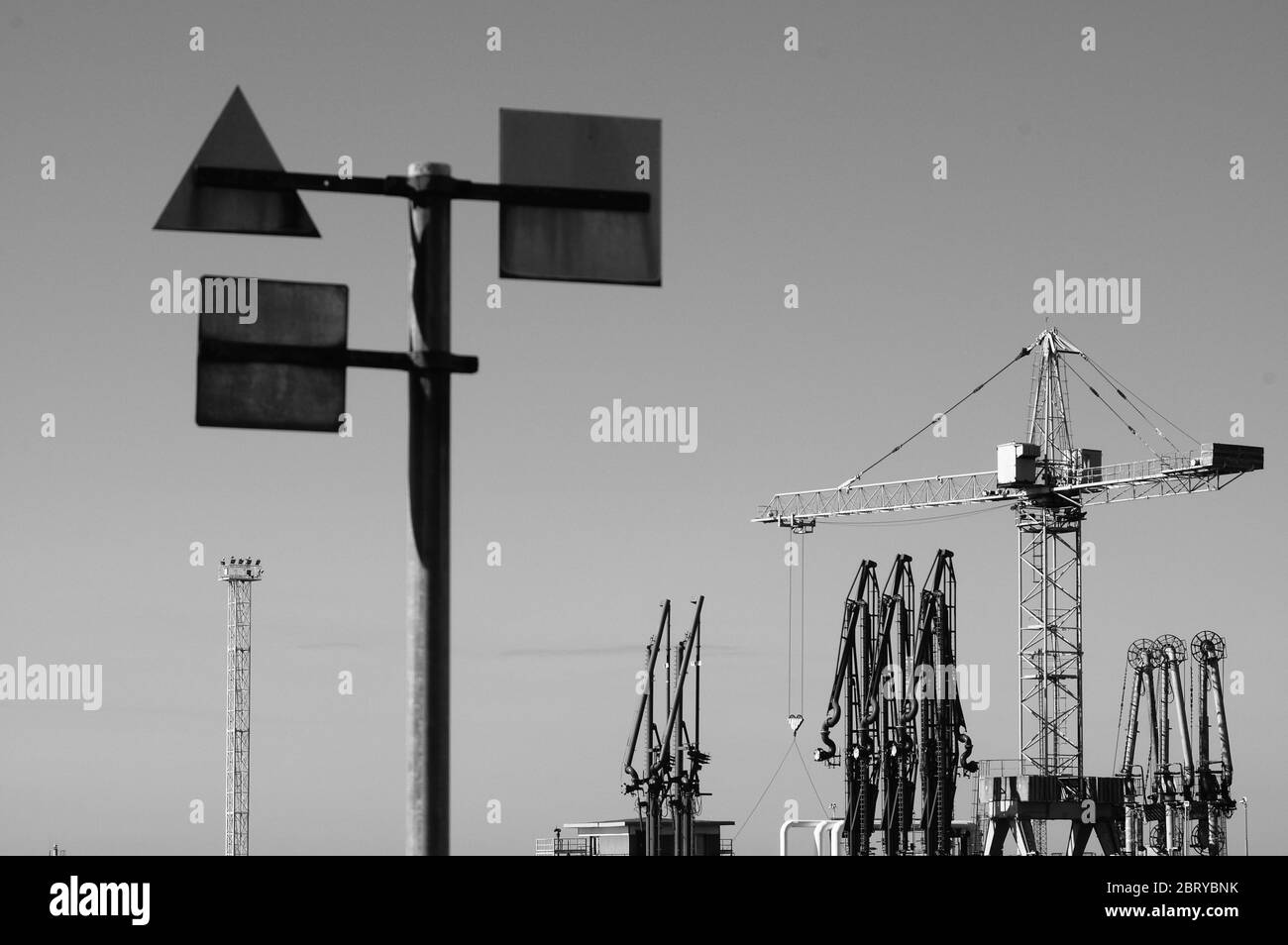 Crude Oil Terminal. Oil terminal is industrial facility for storage of ...