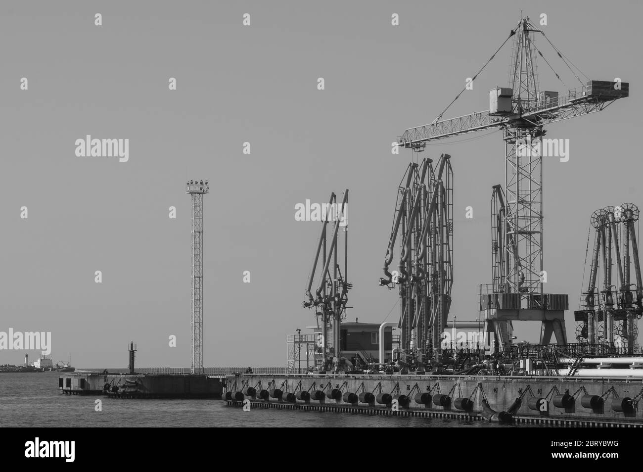 Crude Oil Terminal. Oil terminal is industrial facility for storage of ...