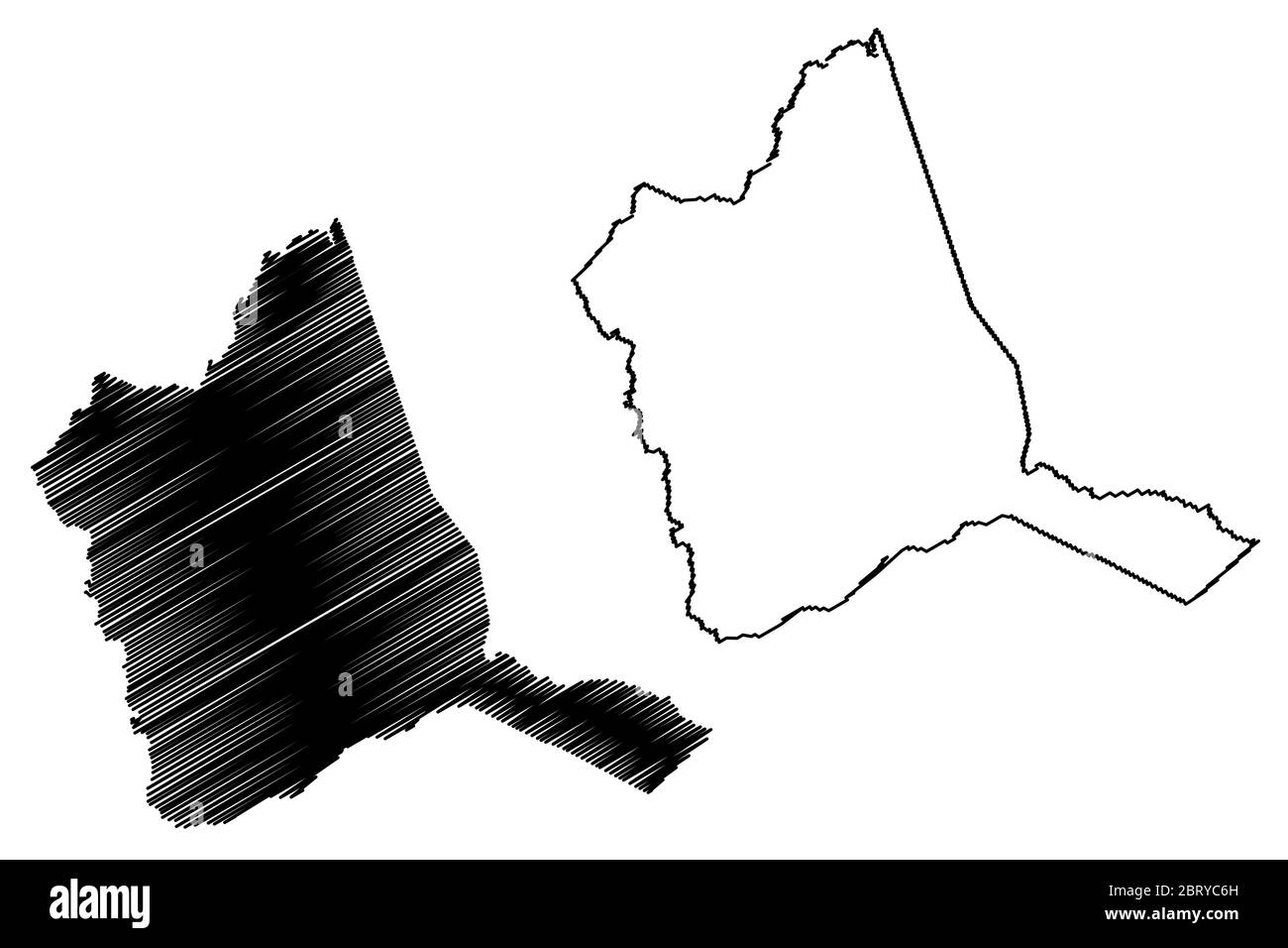 Warren georgia map Black and White Stock Photos & Images - Alamy