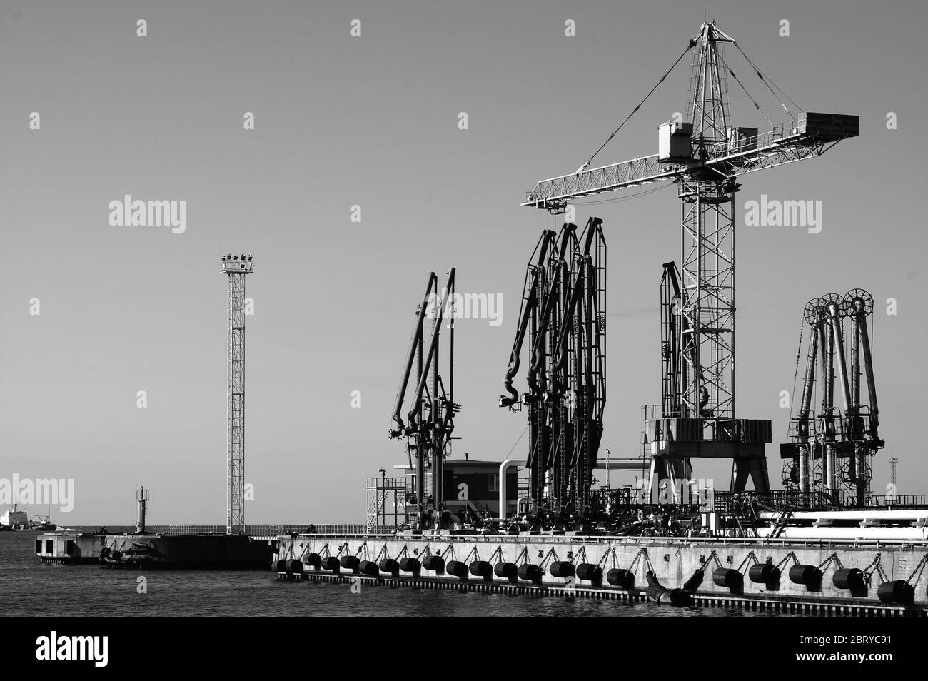 Crude Oil Terminal. Oil terminal is industrial facility for storage of ...