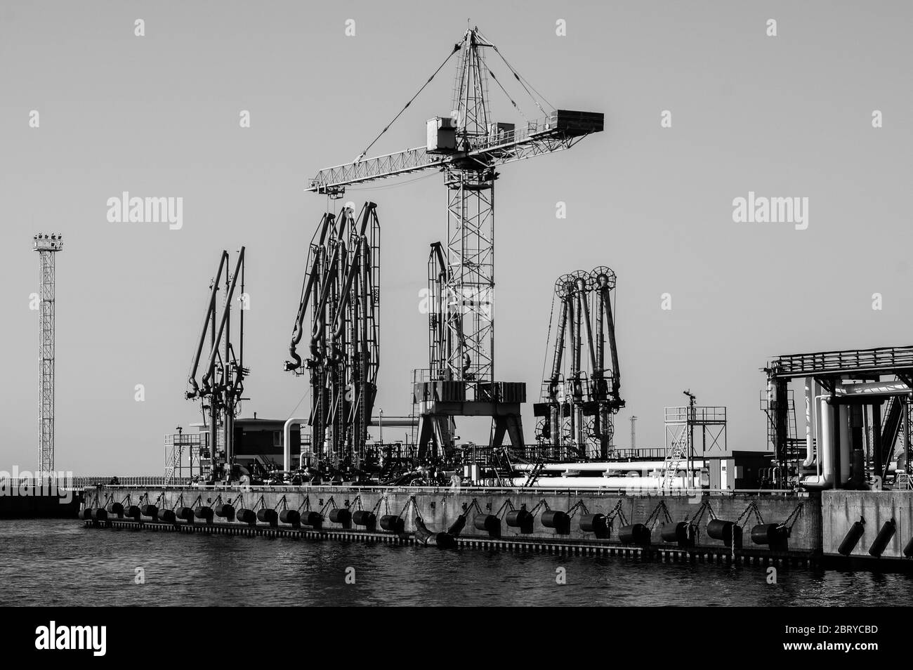 Crude Oil Terminal. Oil terminal is industrial facility for storage of ...