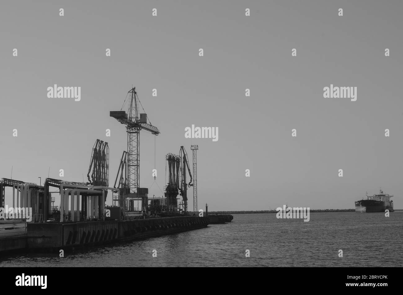 Crude Oil Terminal. Oil terminal is industrial facility for storage of ...