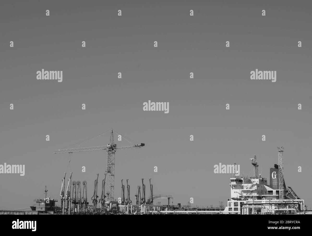 Crude Oil Terminal. Oil terminal is industrial facility for storage of ...