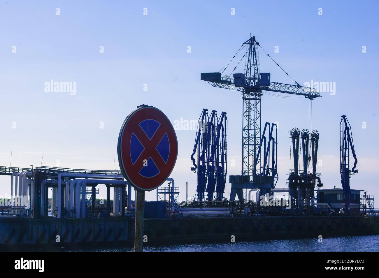 Crude Oil Terminal. Oil terminal is industrial facility for storage of ...