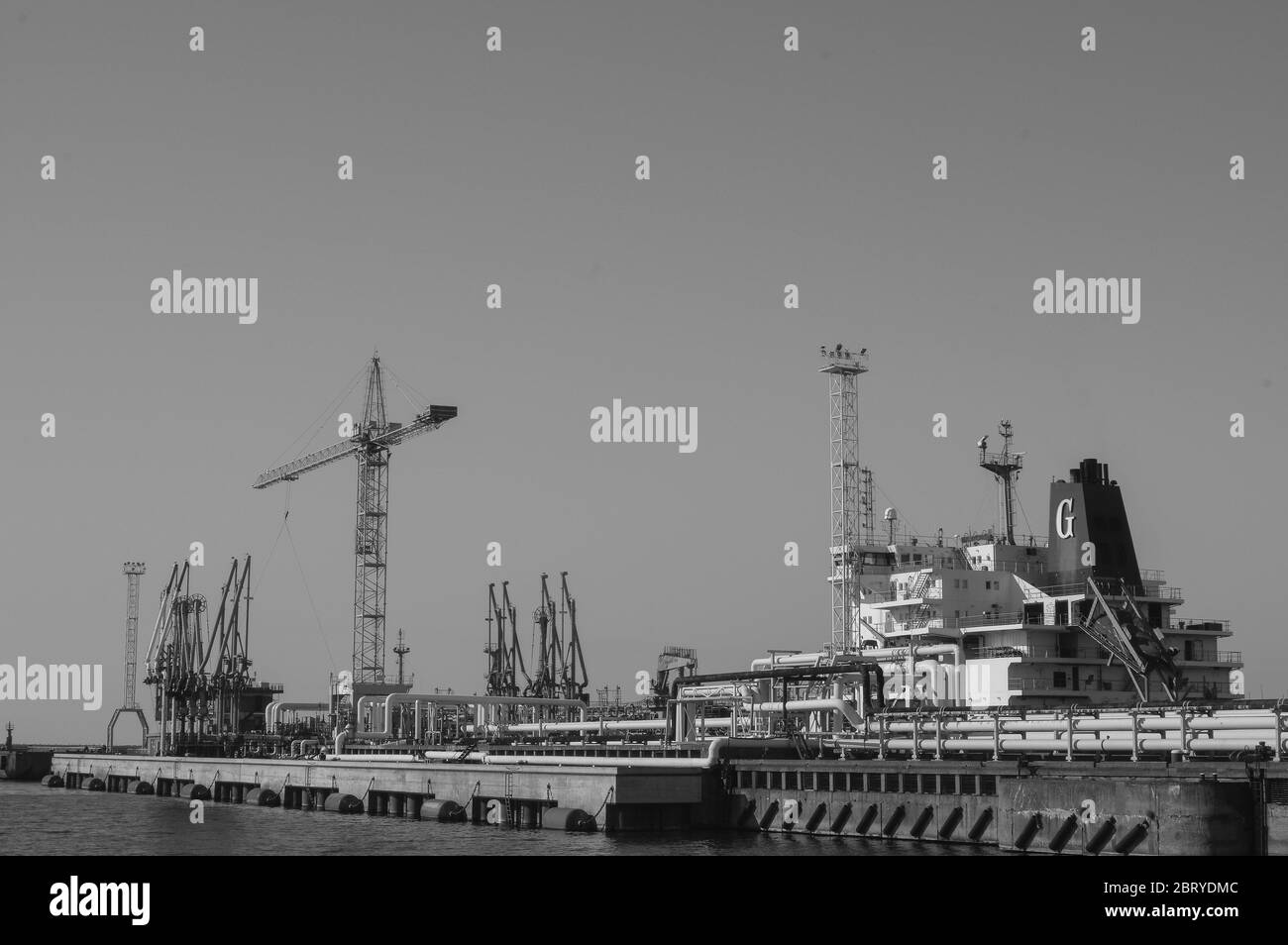 Crude Oil Terminal. Oil terminal is industrial facility for storage of ...