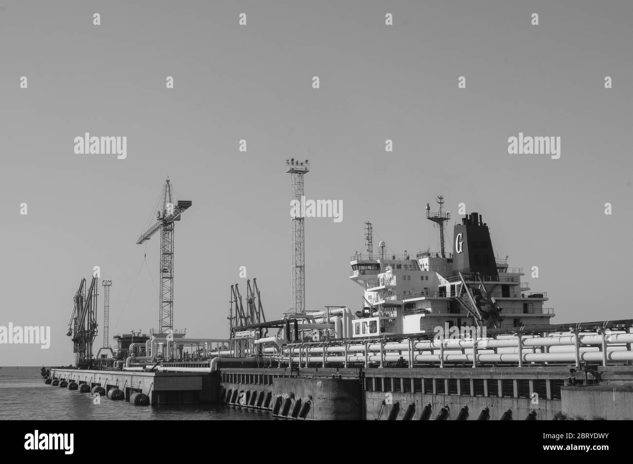 Crude Oil Terminal. Oil terminal is industrial facility for storage of ...