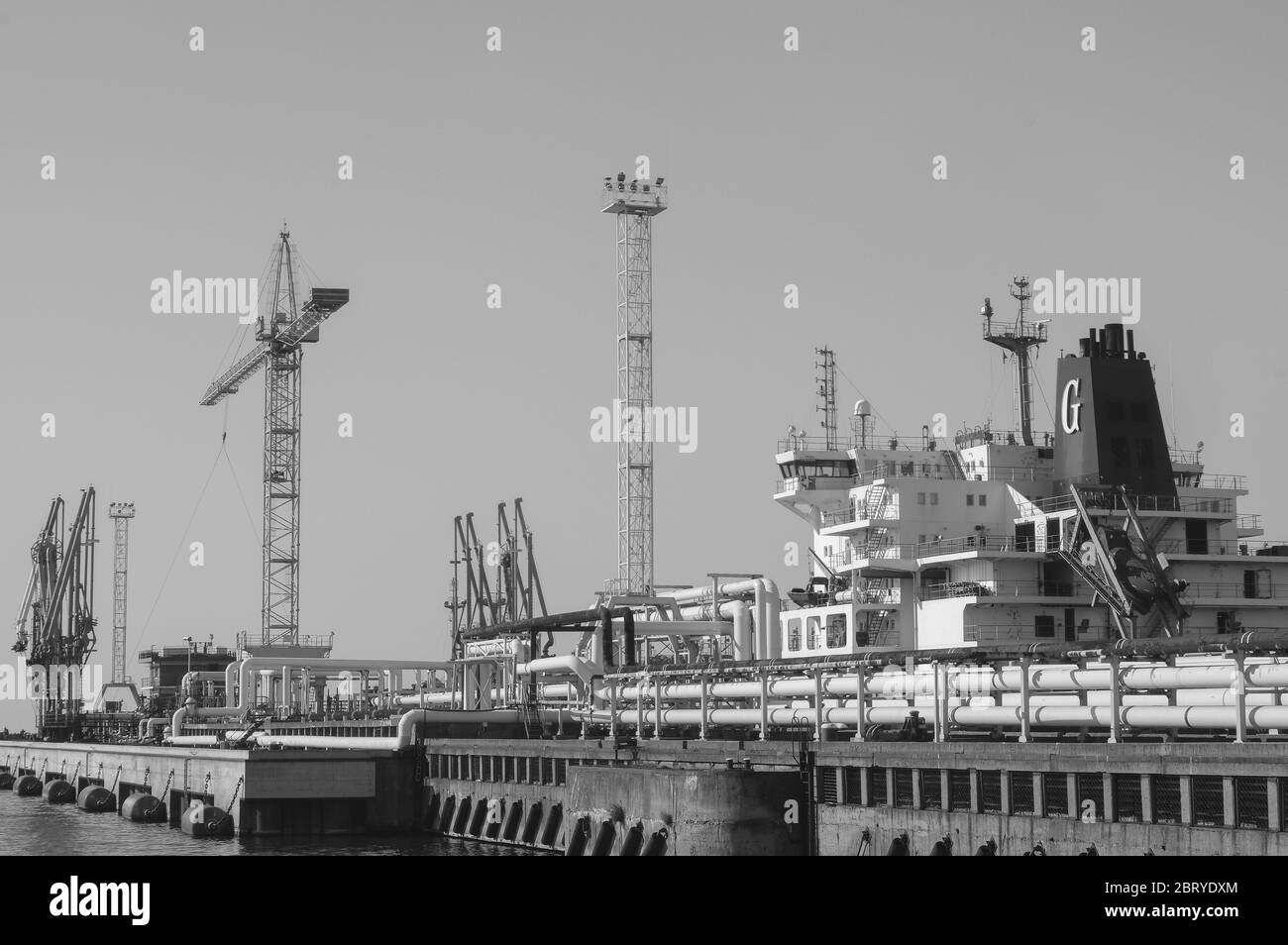 Crude Oil Terminal. Oil terminal is industrial facility for storage of ...